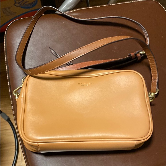 RADLEY LONDON | Bags | Radley Tan Leather Crossbody Bag | Poshmark